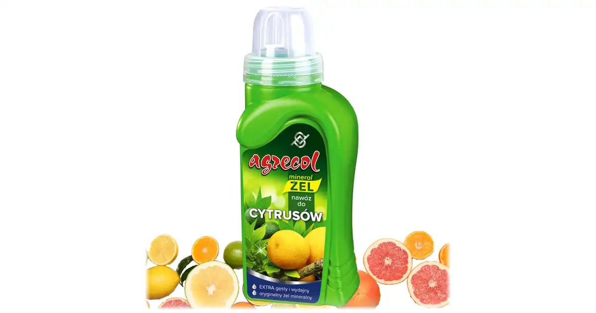 Mineral żel nawóz do cytrusów cytryn, limonek, mandarynek 0,25L Agrecol