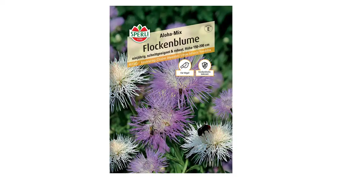 Chaber bławatek 'Aloha-Mix' Nasiona PREMIUM Sperli - eGarden