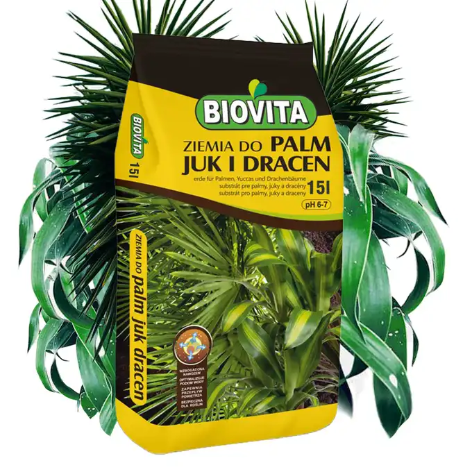 Zestaw 3x Ziemia do Palm Juk i Dracen 5l BIOVITA - eGarden